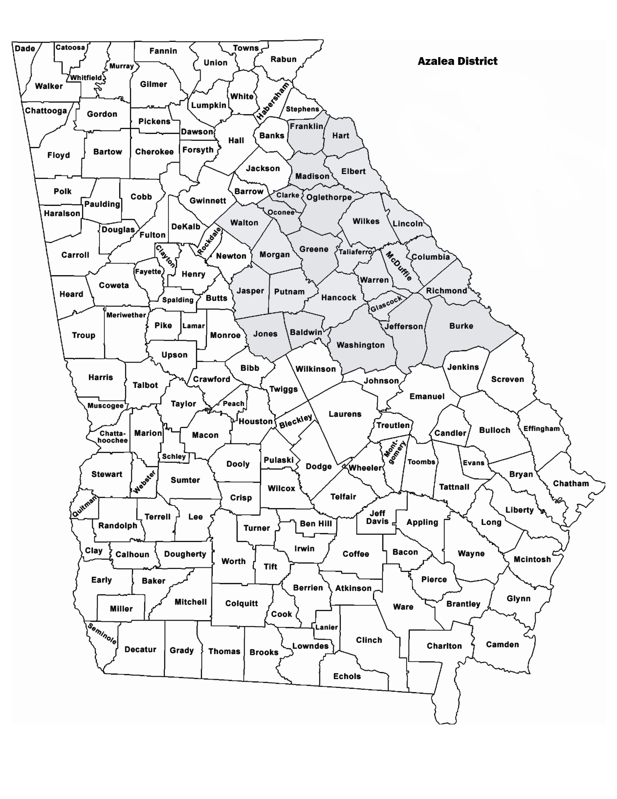 List of Districts - The Garden Club of Georgia, Inc